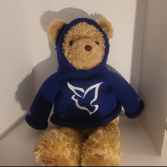 Gund | Toys | Y2k Vtg Limited Edition Gund Teddy Bear Millenium Peace ...